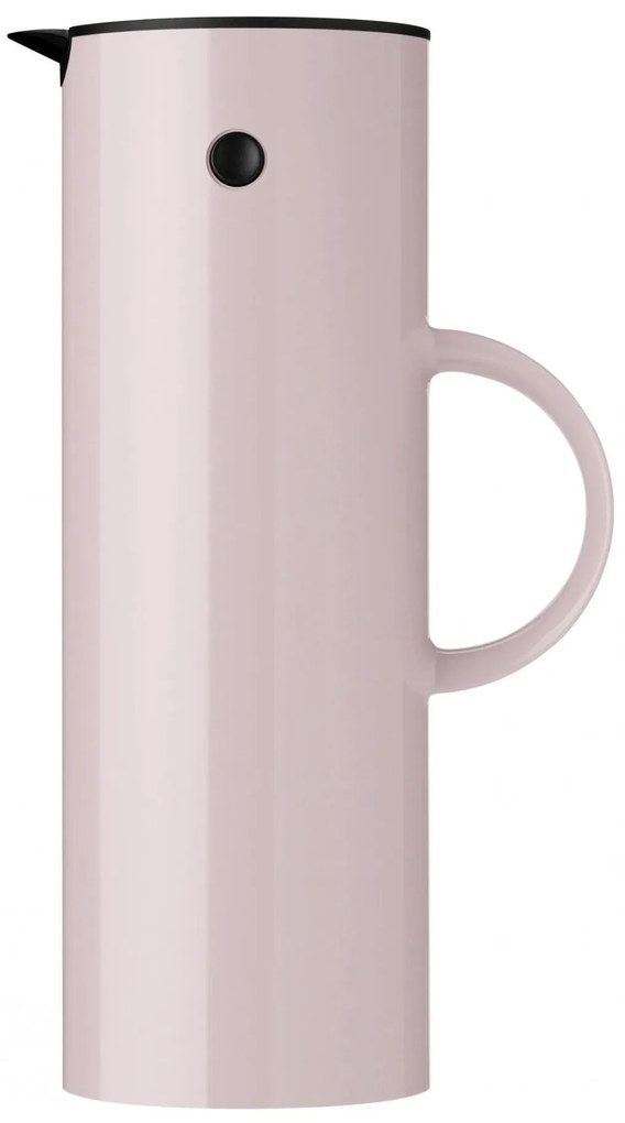 Stelton Termokonvice EM77 Lavender 1 l, růžová barva, černá barva, sklo, plast