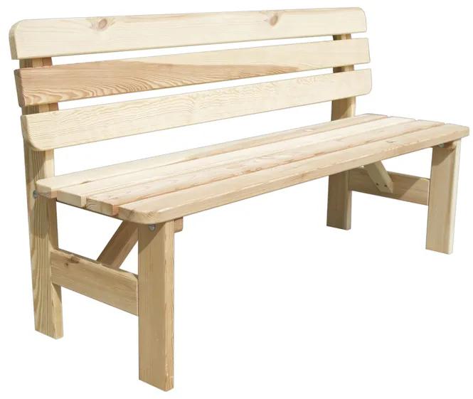 Dřevěná lavice Viking 150cm