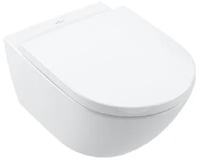 Villeroy & Boch Subway 3.0 - Závěsné WC se sedátkem SoftClosing, TwistFlush, alpská bílá 4670TS01