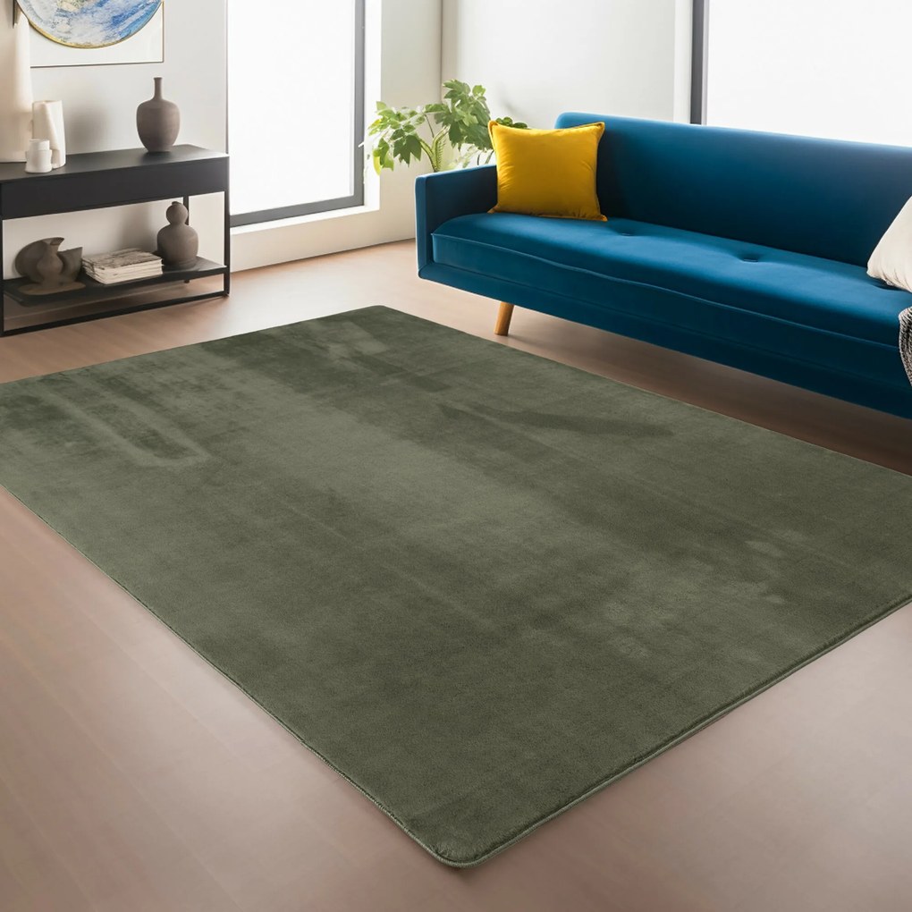 Ayyildiz, Kusový koberec Joy 1400 green, 140x200, zelená, chodba / předsíň