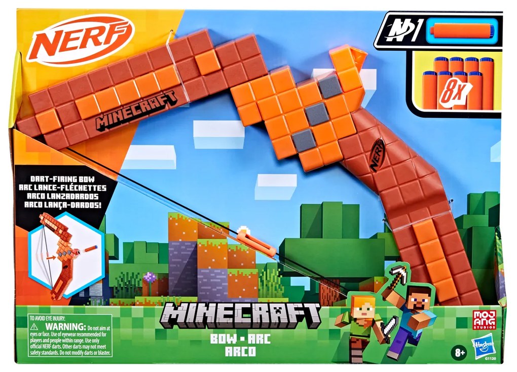 Hasbro nerf minecraft luk