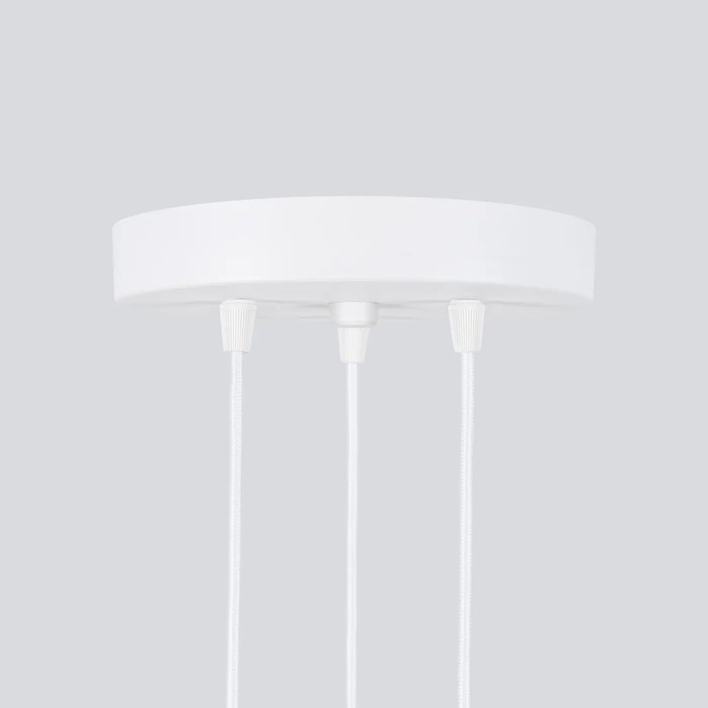 Sollux Lighting Závěsné svítidlo KARBON 3P bílé