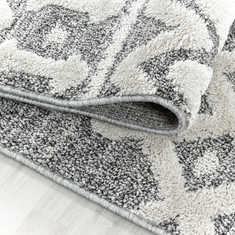 Ayyildiz koberce Kusový koberec Pisa 4710 Grey kruh - 120x120 (průměr) kruh cm