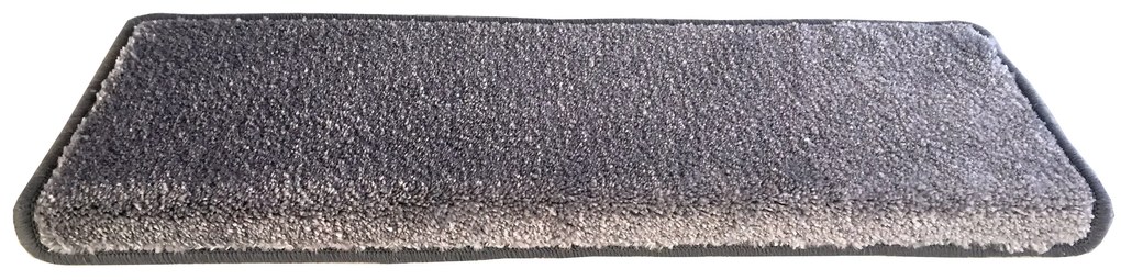 Vopi Nášlapy na schody Apollo Soft šedý obdélník - 24x65 obdélník (rozměr včetně ohybu)