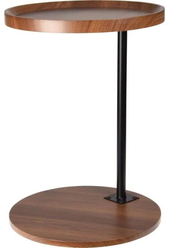 Homestyling Odkládací stolek desing dřevo 40 x 56 cm