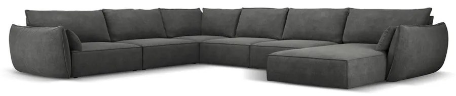 Šedá rohová pohovka (levý roh) Vanda – Mazzini Sofas