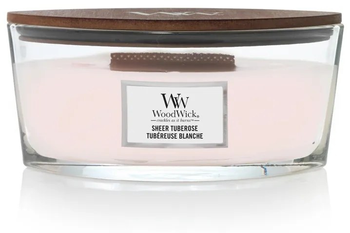 WoodWick Svíčka loď Sheer Tuberose, 453 g