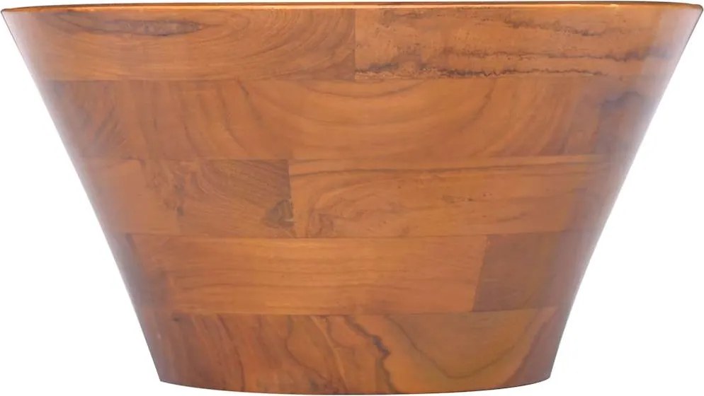 Umývadlo masivní teak Φ40 x 20 cm 326161