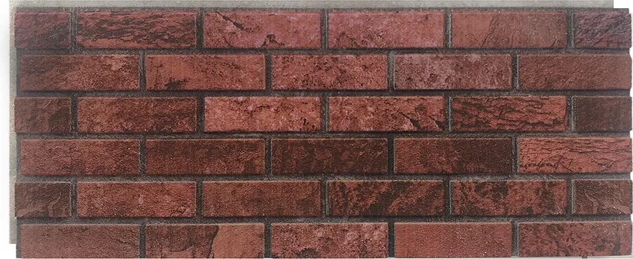 Fasádní obklad Cihla Classic Červená s černou spárou, tloušťka 3,5 cm