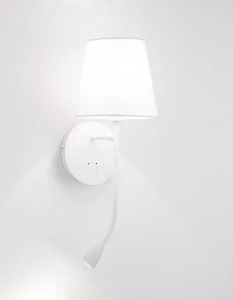 Designové nástěnné svítidlo Nia 19 bílé