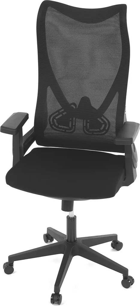 Ergonomická kancelářská židle SOSA - černá síťovina