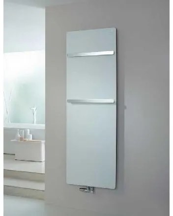 Zehnder Vitalo Bar - Koupelnový radiátor 157x40 cm, rovný, středové připojení 5 cm, bílý lak VIP-160-040