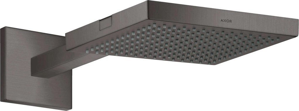 Axor ShowerSolutions - Hlavová sprcha, 24x24 cm, kartáčovaný černý chrom 10925340