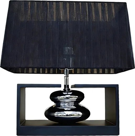 Designová stolní lampa Kamaria 35 cm černá