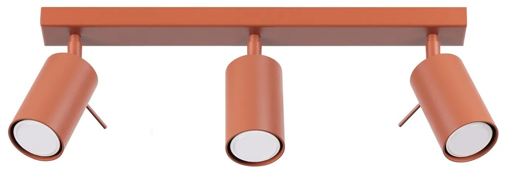 Sollux Lighting Stropní svítidlo RING 3L červená ochra