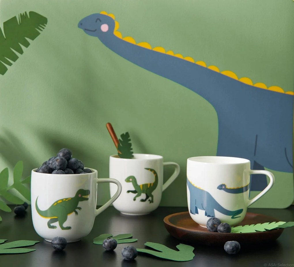 Porcelánový hrnek 250 ml COPPA KIDS DINOSAURUS ASA Selection - brontosaurus