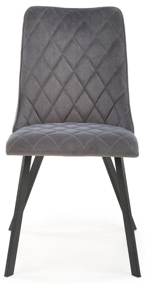Jídelní židle Nyx, šedá / černá