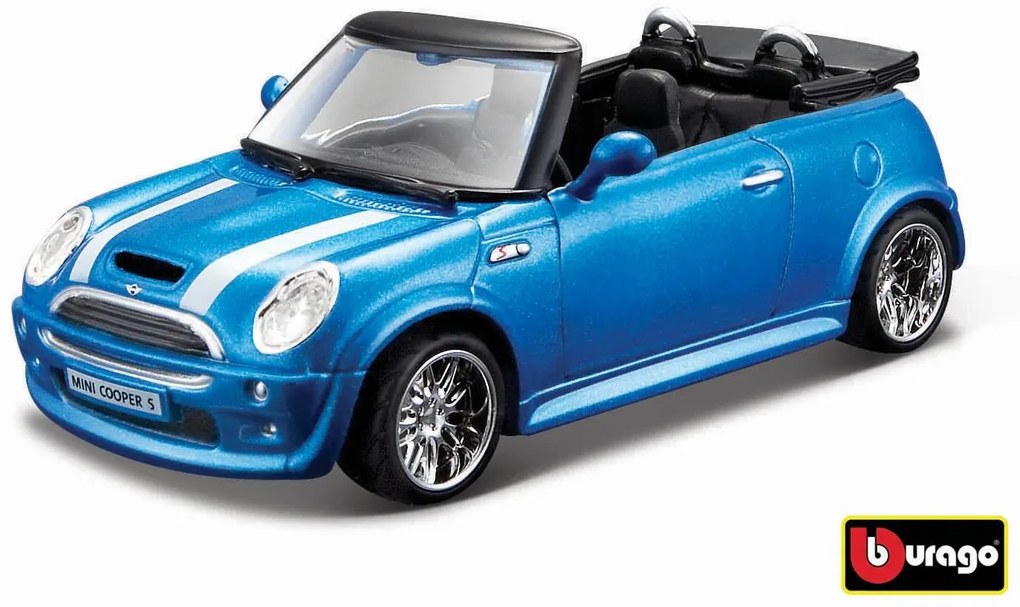Kovový model bburago 1:32 mini cooper s cabriolet
