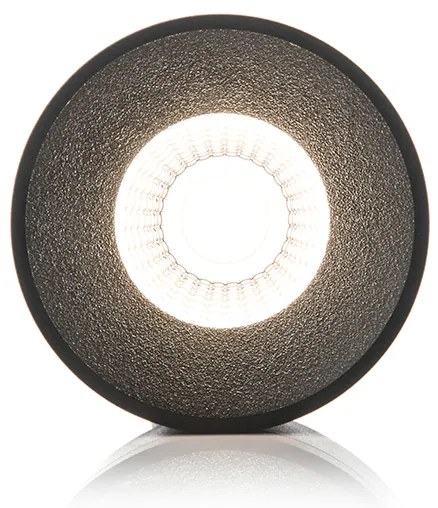 LED2 1110933 Tiny, černé stropní válečkové svítidlo, 8W LED 3000K, průměr 7,8cm