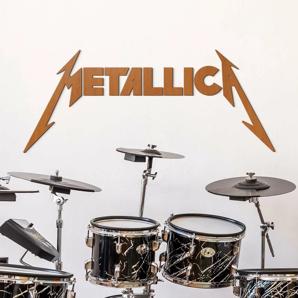 DUBLEZ | Dřevěný obraz - Logo METALLICA