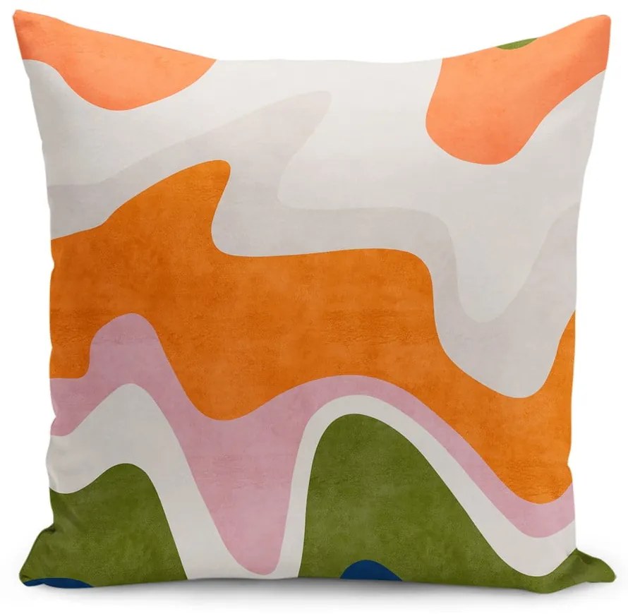 Povlak na polštář 43x43 cm Squiggly Orange – Mila Home