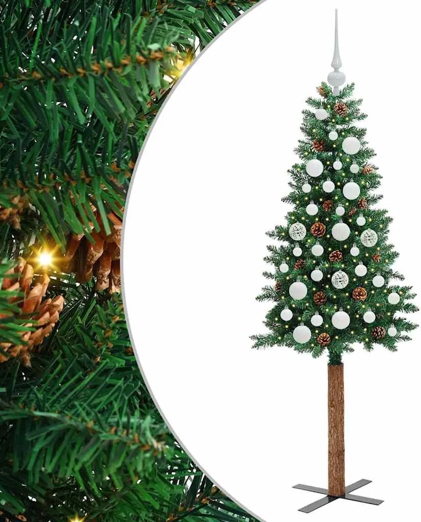 Úzký vánoční stromeček Zelená 150 cm 3394854
