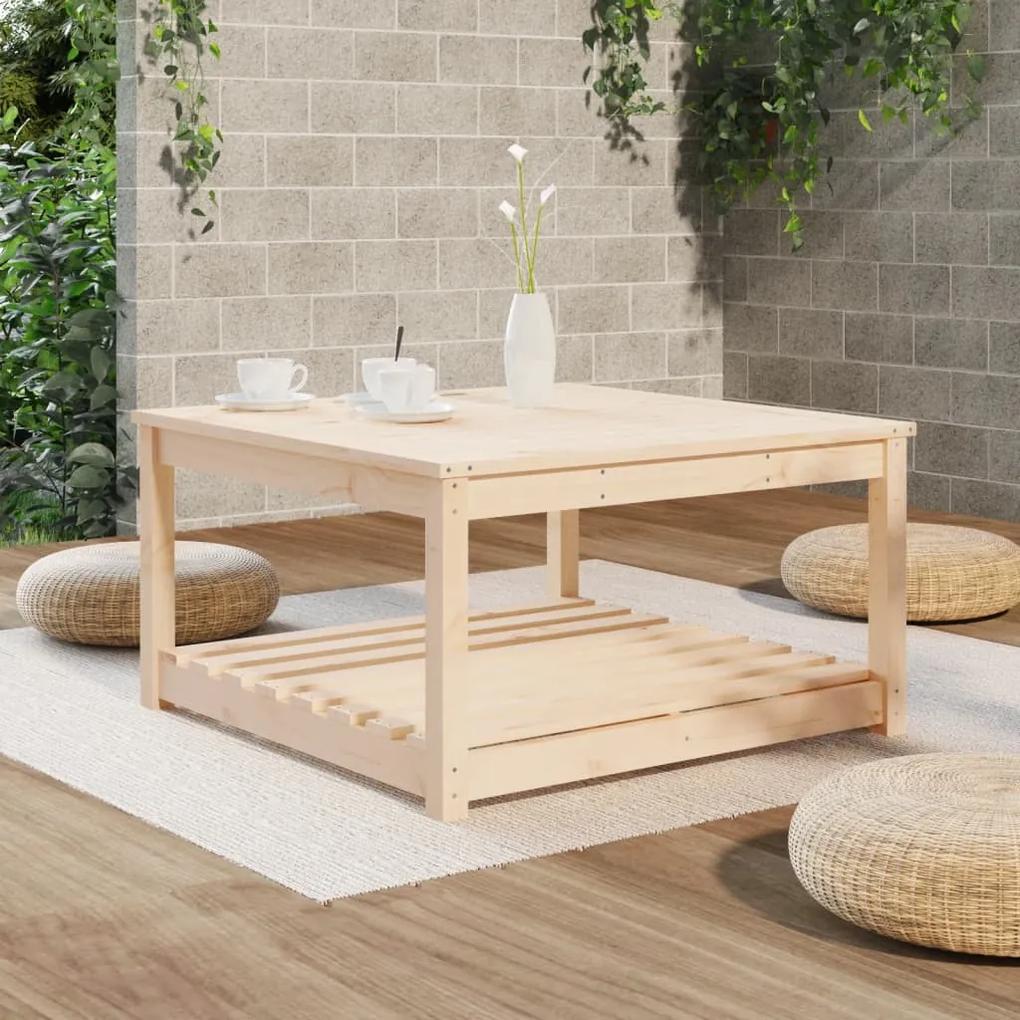 Zahradní stůl 82,5 x 82,5 x 45 cm masivní borové dřevo - Default Title