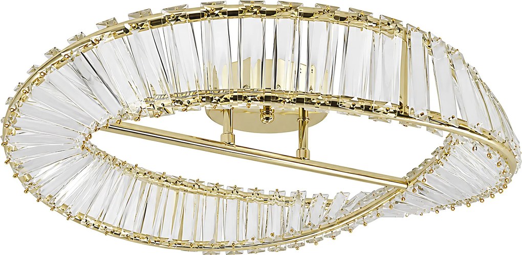 Toolight Rea, Stropní svítidlo LED SWE095-C 50cm GOLD, OSW-30219