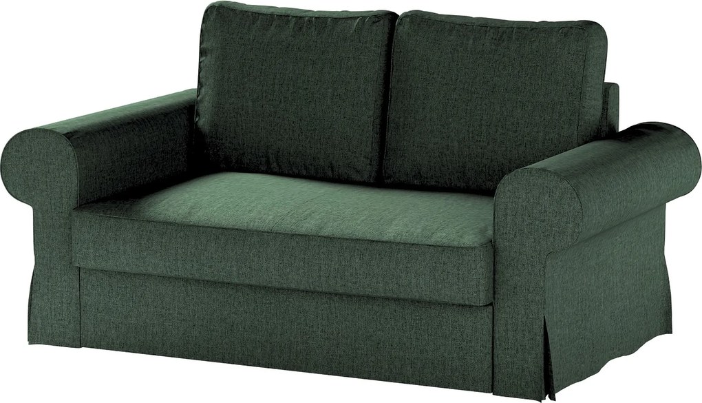 Potah na pohovku IKEA Backabro 2-místná, rozkládací barva zelená látka pletený vzor