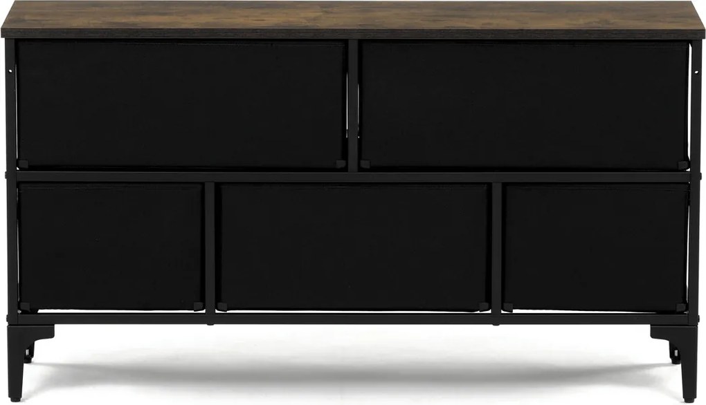 Retro komoda LINEA - old wood / MDF