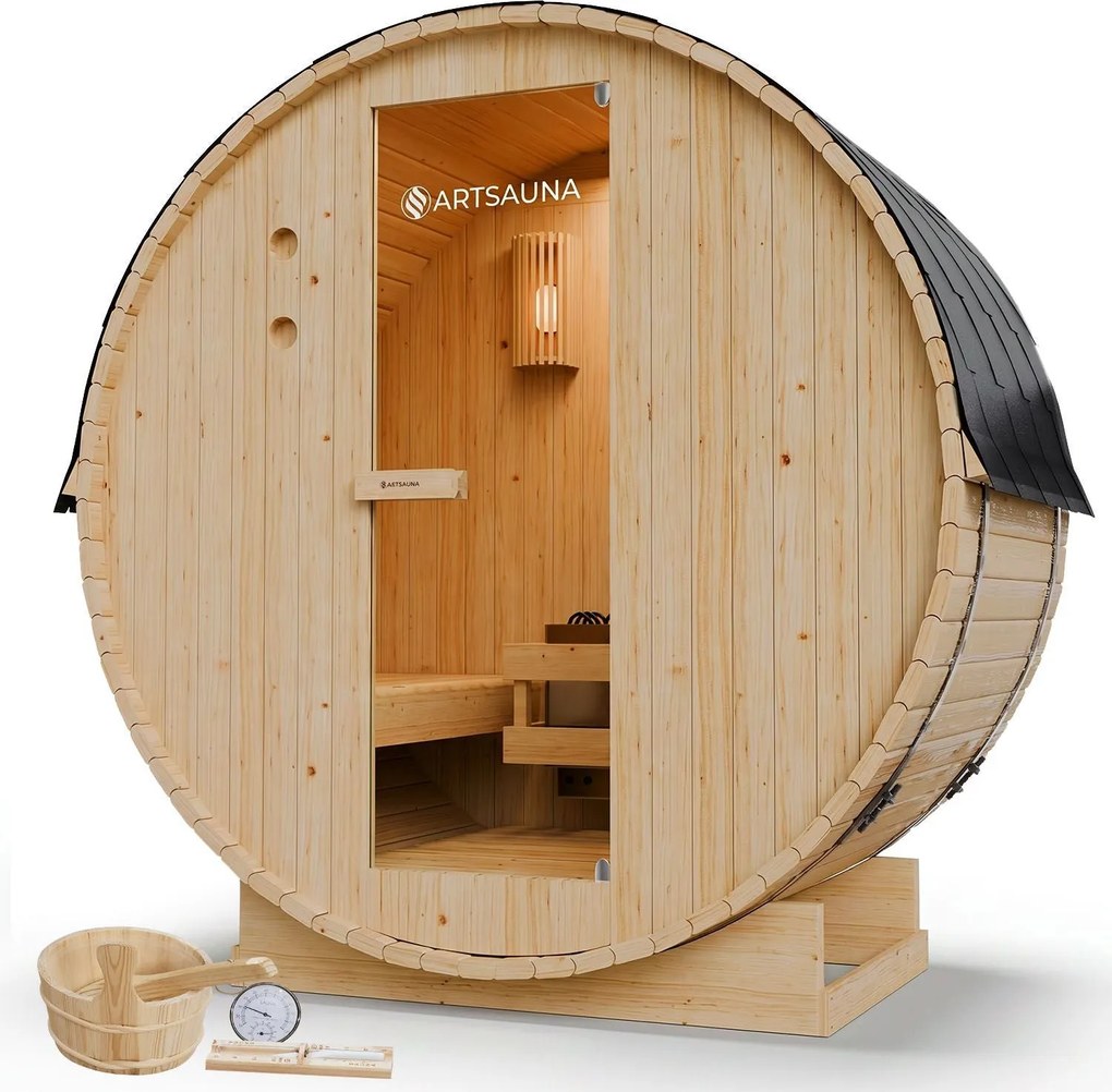 Artsauna Sudová sauna Spitzbergen s kamny Velikost: 180 cm