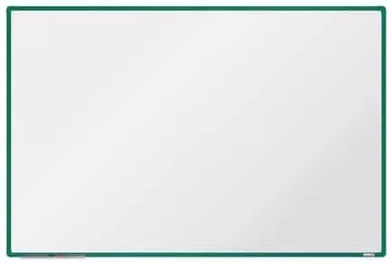 Bílá magnetická tabule boardOK, 180 x 120 cm, zelená
