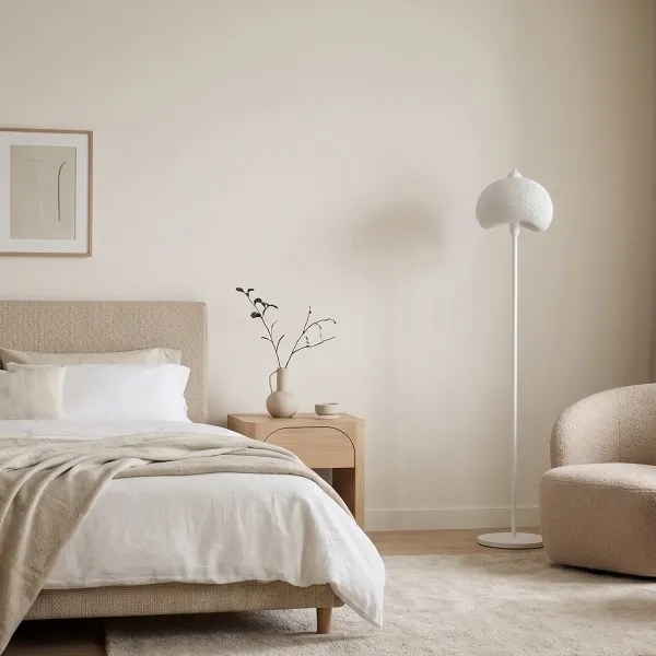 Brilagi - Stojací lampa WABI SABI 1xE27/40W/230V bílá