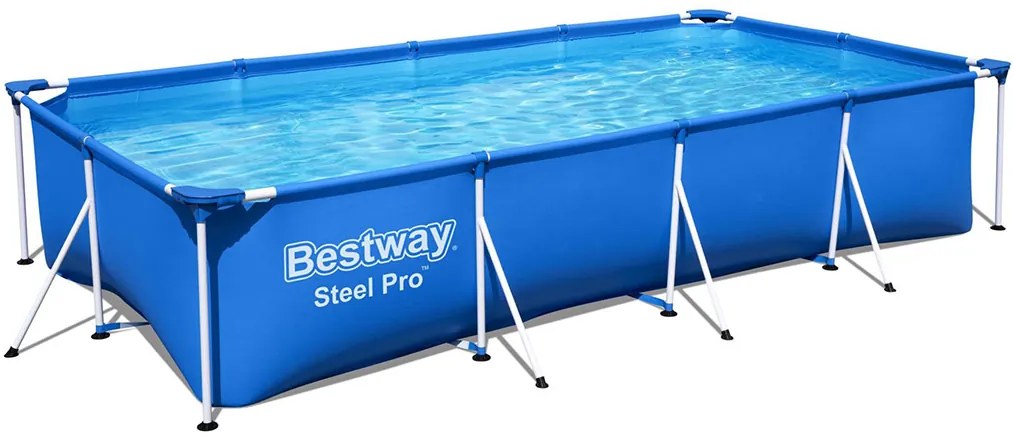 BESTWAY Steel Pro Bazén 400 x 211 x 81 cm, kartušová filtrace 56424