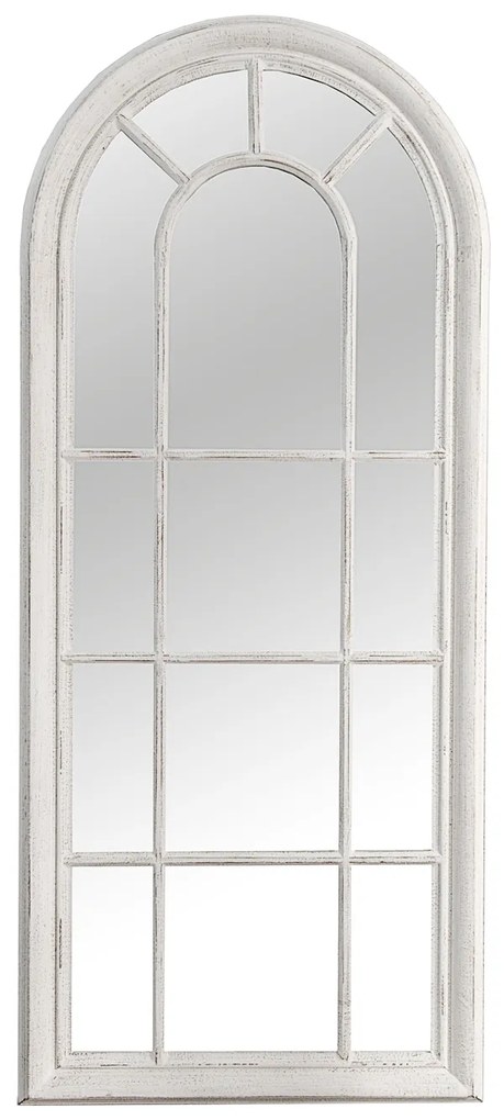 Demsa home Nástěnné zrcadlo CASTLE, 140 cm, šedá, bílá starožitná
