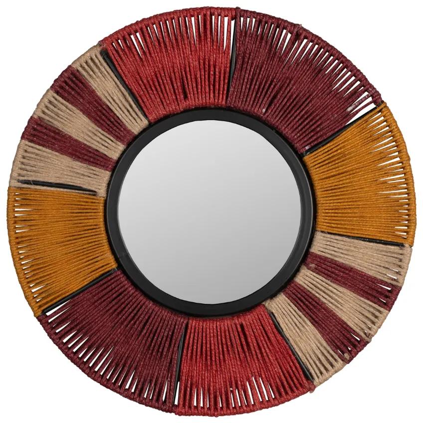 OnaDnes -20% Pestrobarevné závěsné zrcadlo DUTCHBONE SURYA 40 cm