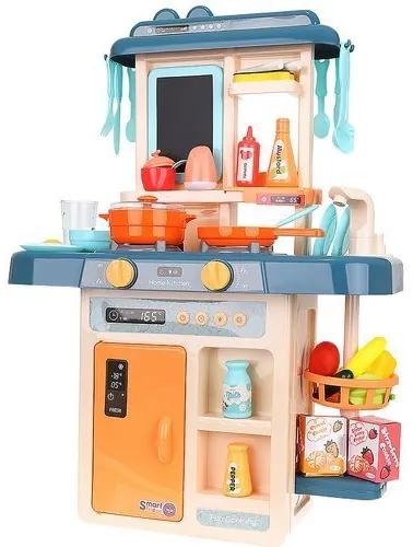 ISO 9570 Dětská kuchyňka se zvuky a tekoucí vodou modrá