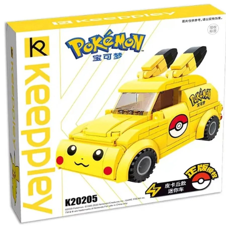 Stavebnice "autíčko pokémon" z kostiček Varianta: K20205
