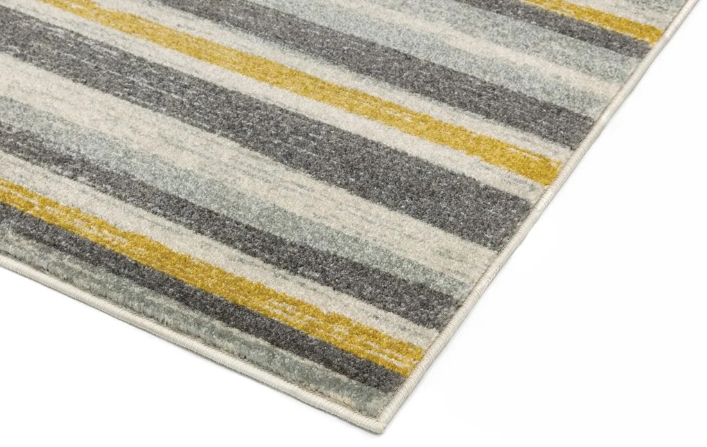 Žlutý koberec Dickinson Stripe Mustard Rozměry: 120x170 cm