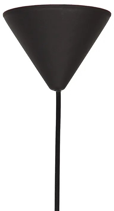 Černé závěsné svítidlo LABEL51 Inlab L, 45 cm