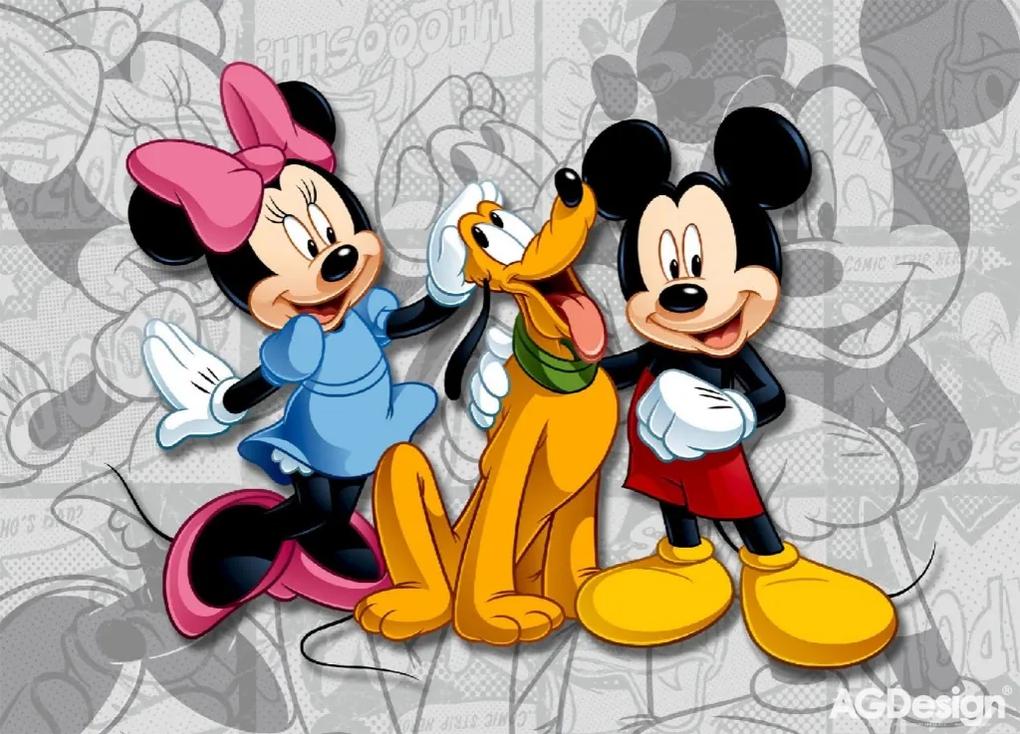 FTDN M 5204 Obrazová vliesová fototapeta na zeď Disney FTDNM5204 Minnie a Mickey