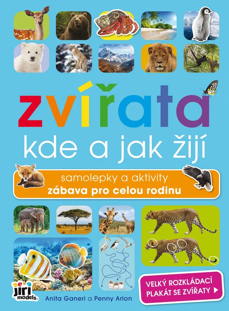 JIRI MODELS Svět zvířat Kde a jak žijí zvířata s aktivitami a plakátem 3