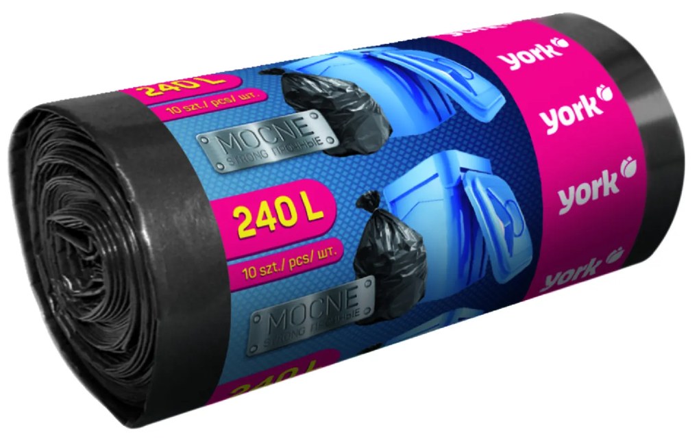 YORK Pytle na odpad STRONG 240L - 10 ks