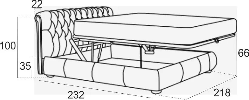 Pregio Italia sofa&relax Velká manželská postel 200x200 cm VERO Vzorník látek: tekno fibra 25 green