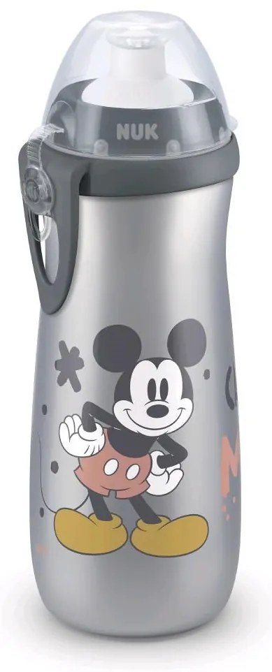 Dětská láhev NUK Sports Cup Disney Cool Mickey 450 ml grey Barva: Šedá