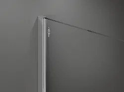 Mexen Kioto, sprchová zástěna 90 x 200 cm, 8mm sklo s žebrovým vzorem, chromový profil, 800-090-101-01-09