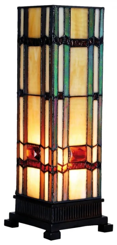 Stolní lampa Tiffany – 12x12x35 cm