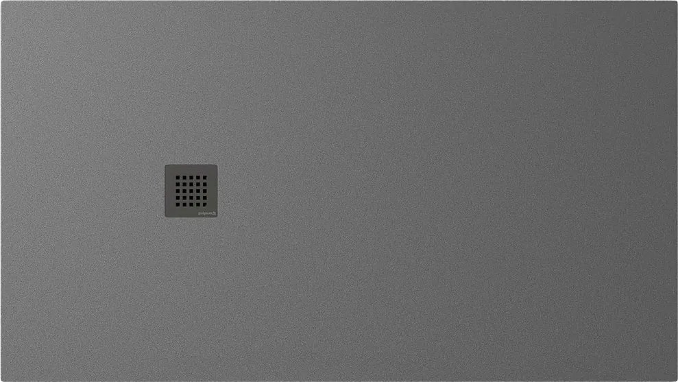 Polysan Polysan, TRENECA sprchová vanička z litého mramoru s možností úpravy rozměru 160x90cm, šedá matná, 84311.31