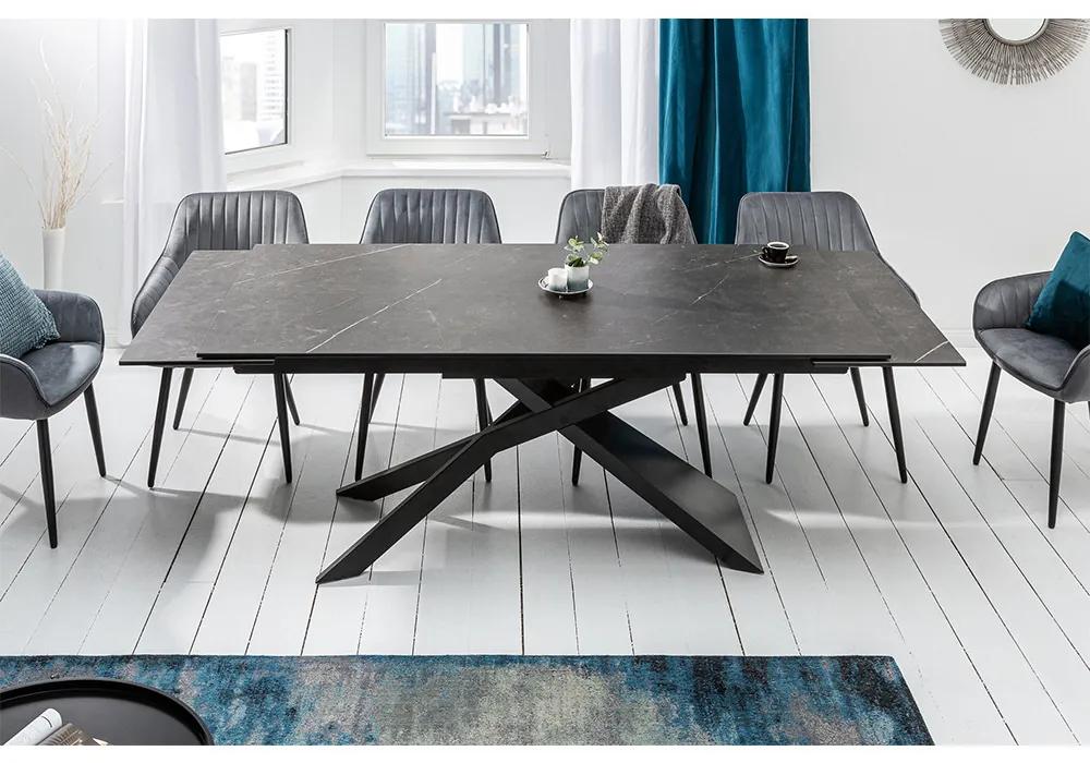 Massive home | Rozkládací jídelní stůl Euphoria grafitový design 40645