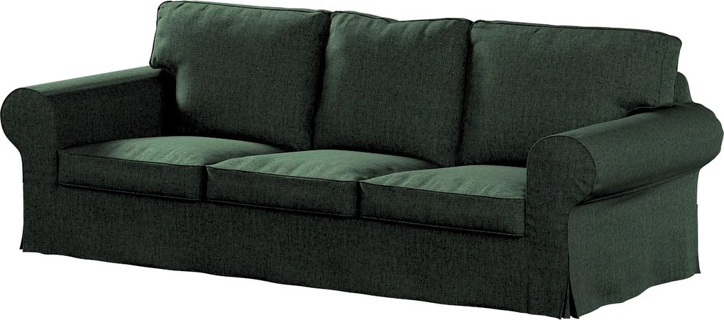 Potah na pohovku IKEA Ektorp 3-místná rozkládací, NOVÝ MODEL 2013 barva zelená látka pletený vzor